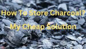 How To Store Charcoal - My Cheap Solution